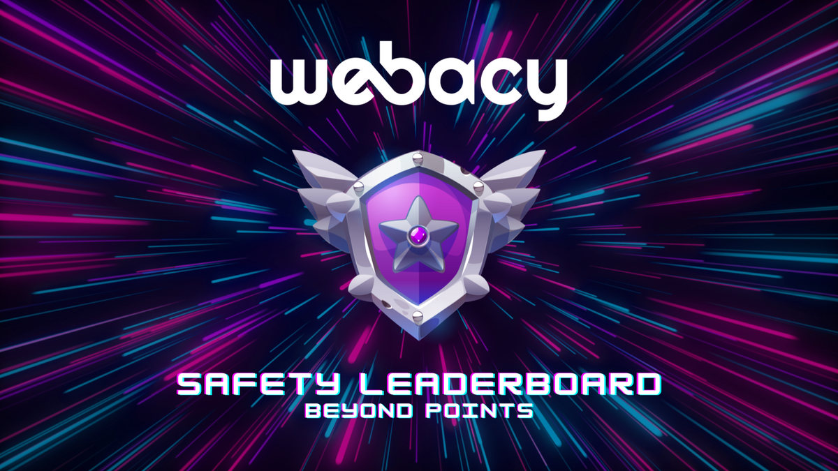 Webacy’s Safety Leaderboard: Motivating and Rewarding Safer Behavior ...