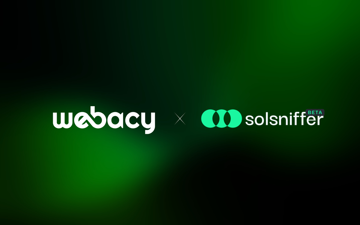 Solsniffer Levels Up with Webacy Safety Score